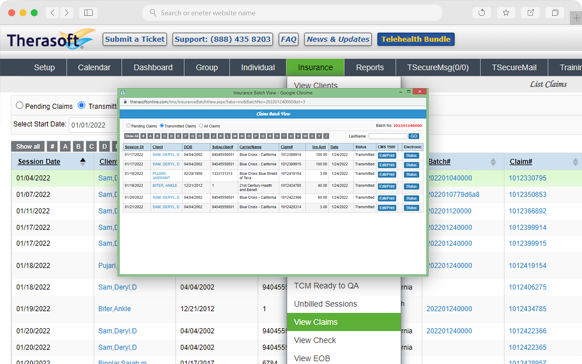 Streamline Claims Processing with Therasoft Software